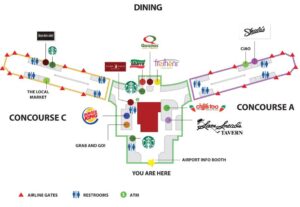 JAX Airport Map - Jacksonville International Airport(JAX)