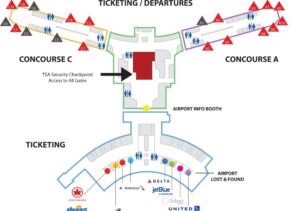 JAX Airport Map - Jacksonville International Airport(JAX)